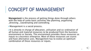 Introduction to Management | PPTX