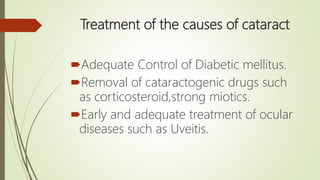 Management%20of%20cataract | PPTX