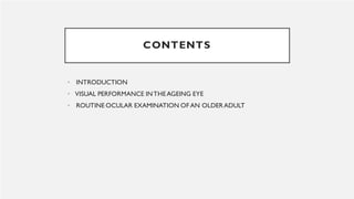 Management of visual problems with aging | PDF | Eye and Vision ...