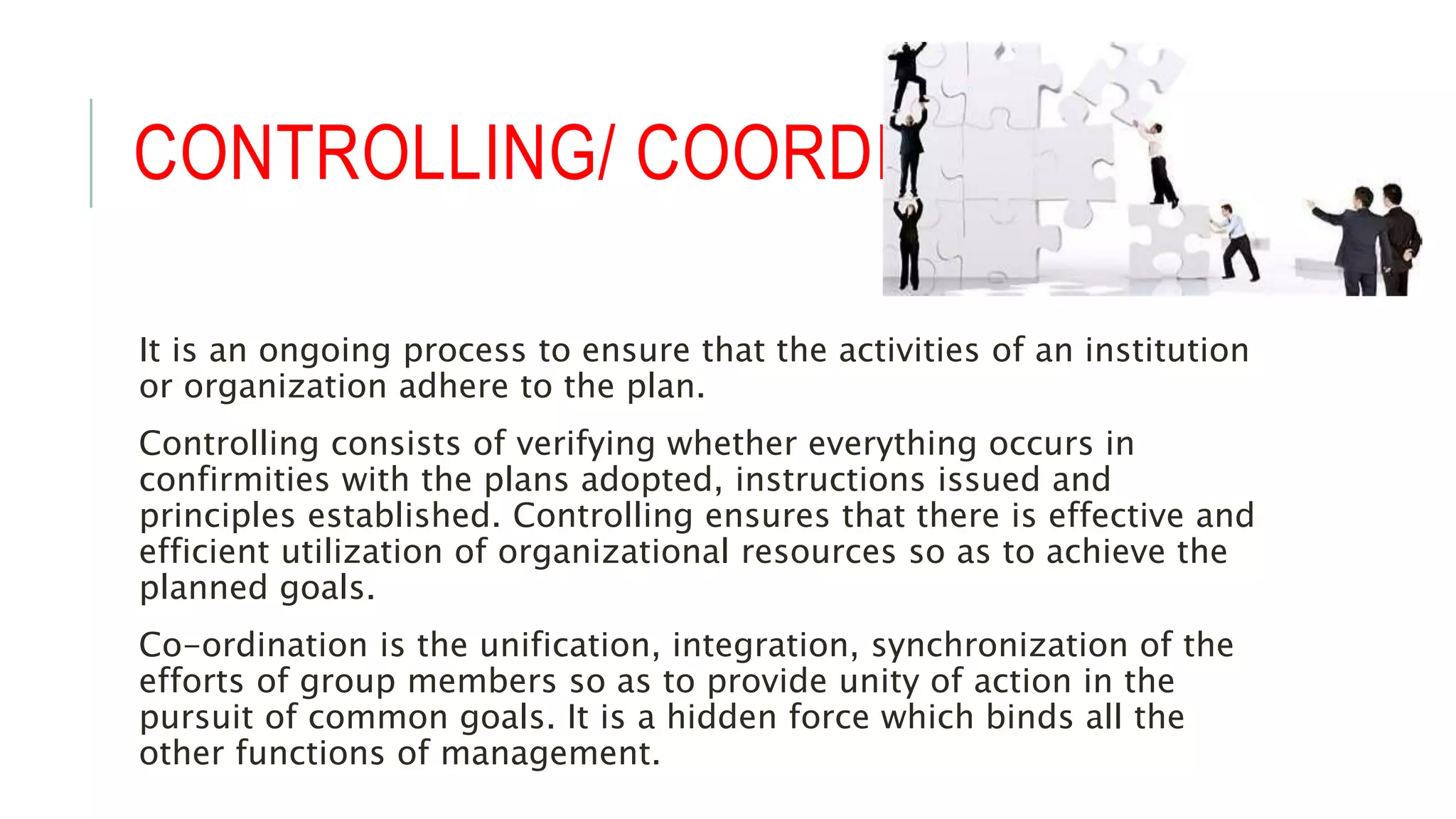 Functions of Management | PPTX