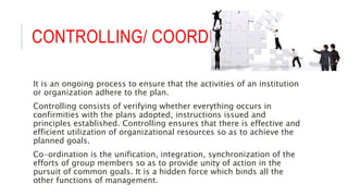 Functions of Management | PPTX