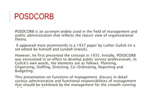 Functions of Management | PPTX