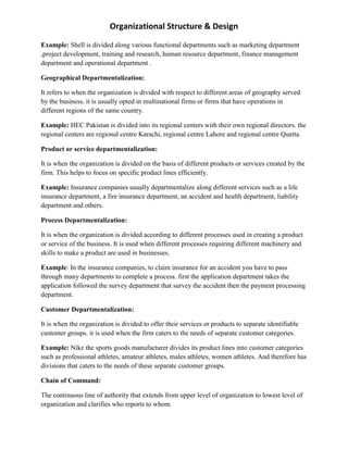 Management 9 chapter Organizational Structure & Design | DOCX ...