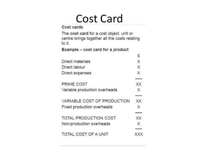 Management accounting