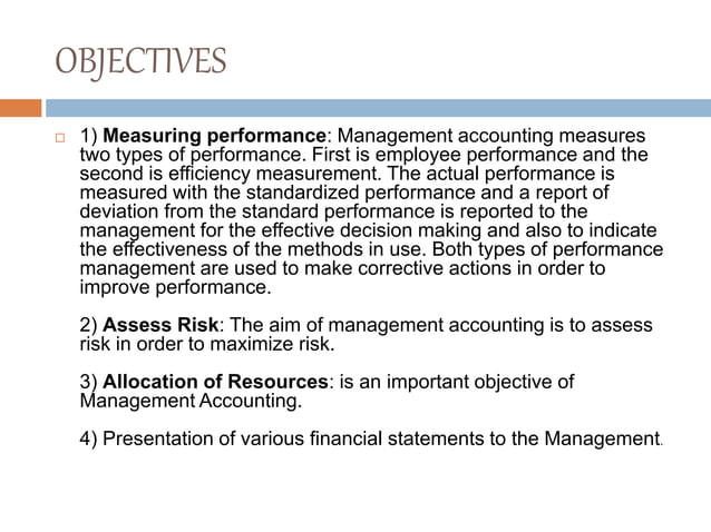 INTRODUCTION TO MANAGEMENT ACCOUNTING | PPTX