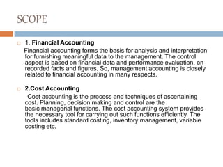 INTRODUCTION TO MANAGEMENT ACCOUNTING | PPTX