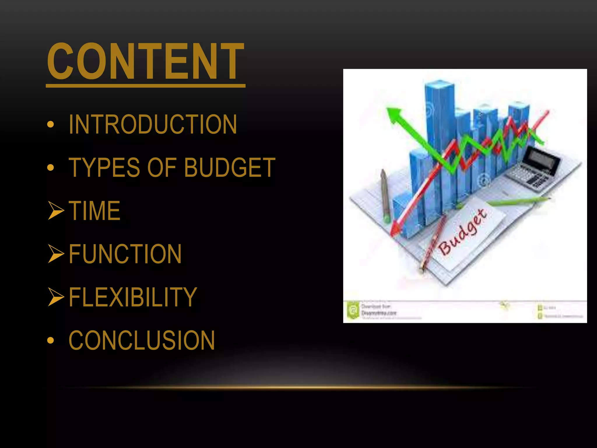 Management accounting TYPES OF BUDGET | PPTX
