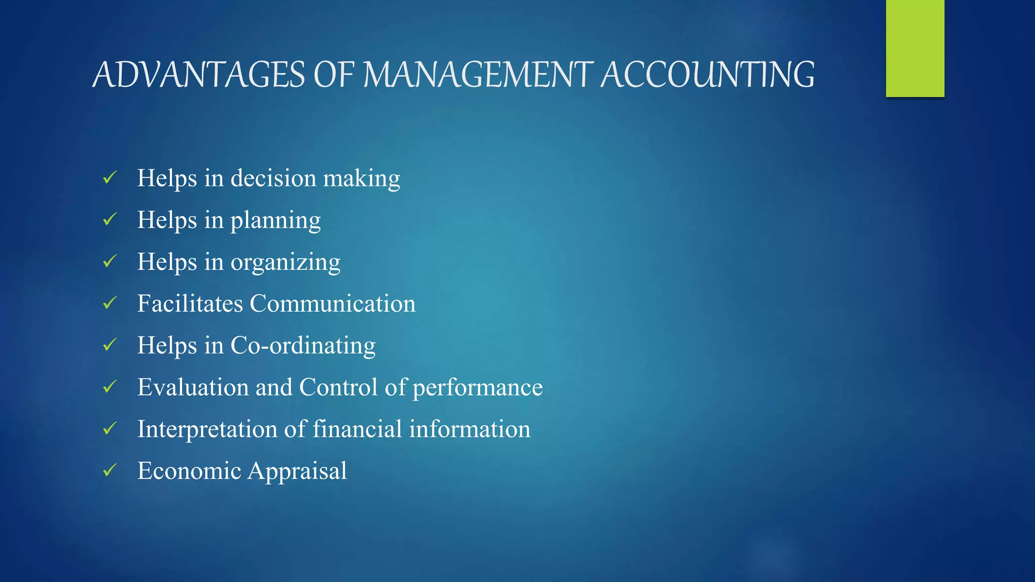 Management accounting | PPTX