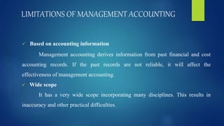 Management accounting | PPTX | Business Accounting & Finance | Business
