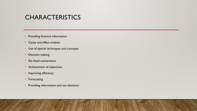 Management accounting- Introduction, objectives | PPT