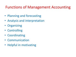 Management accounting 1 | PPTX