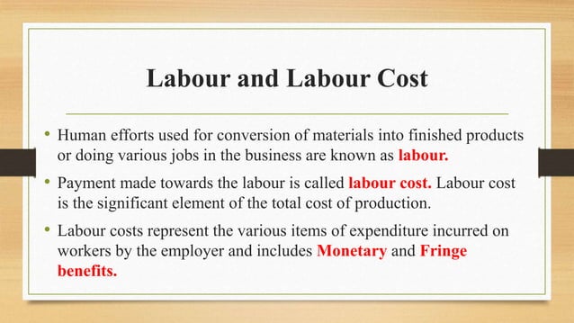 labour and labour turnover | PPT