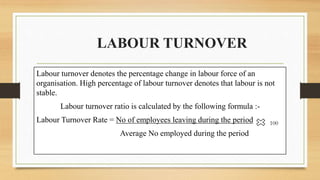 labour and labour turnover | PPT