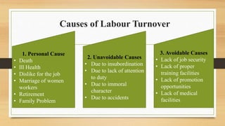 labour and labour turnover | PPTX