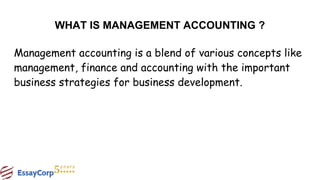 Management accounting assignment help | PPT | Free Download