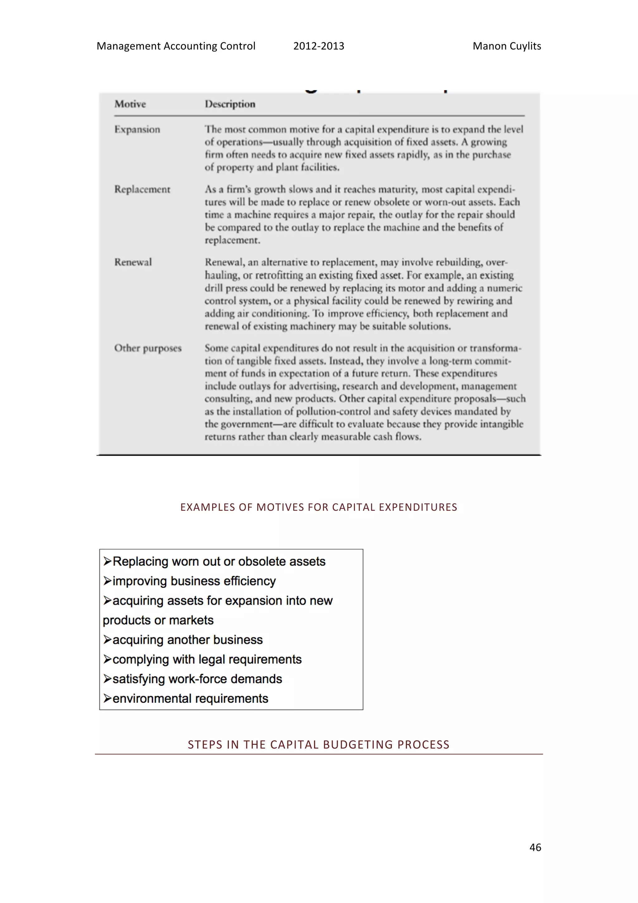 Management accounting control | PDF