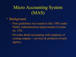 Management+accounting+in+public+sector | PPT