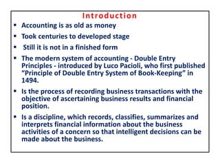 Management accounting introduction | PPTX | Business Accounting ...