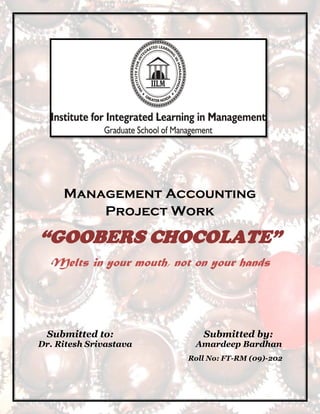 Cost sheet of a chocolate company and its analysis | PDF