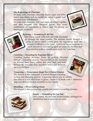 Cost sheet of a chocolate company and its analysis | PDF