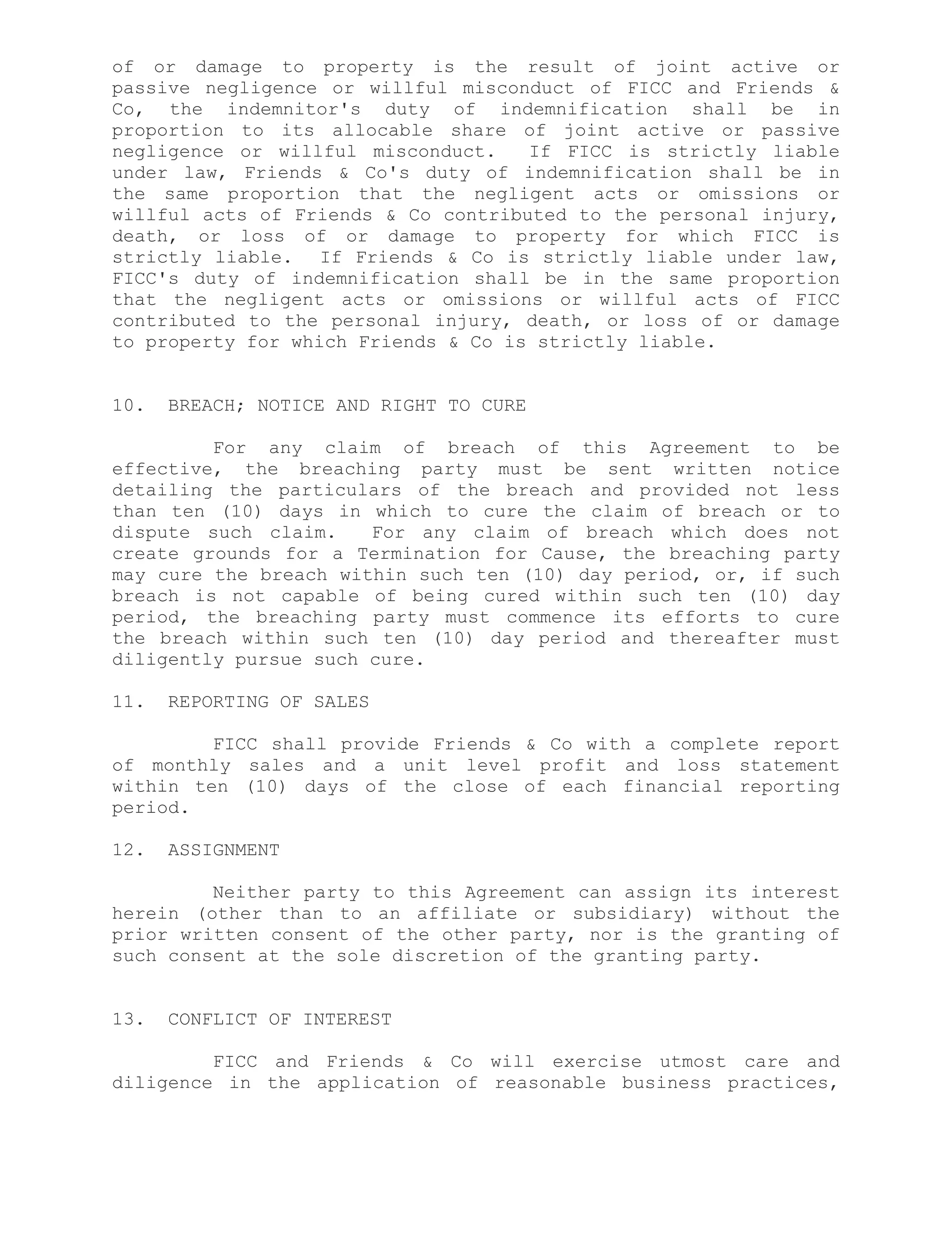 Management agreement sample | PDF