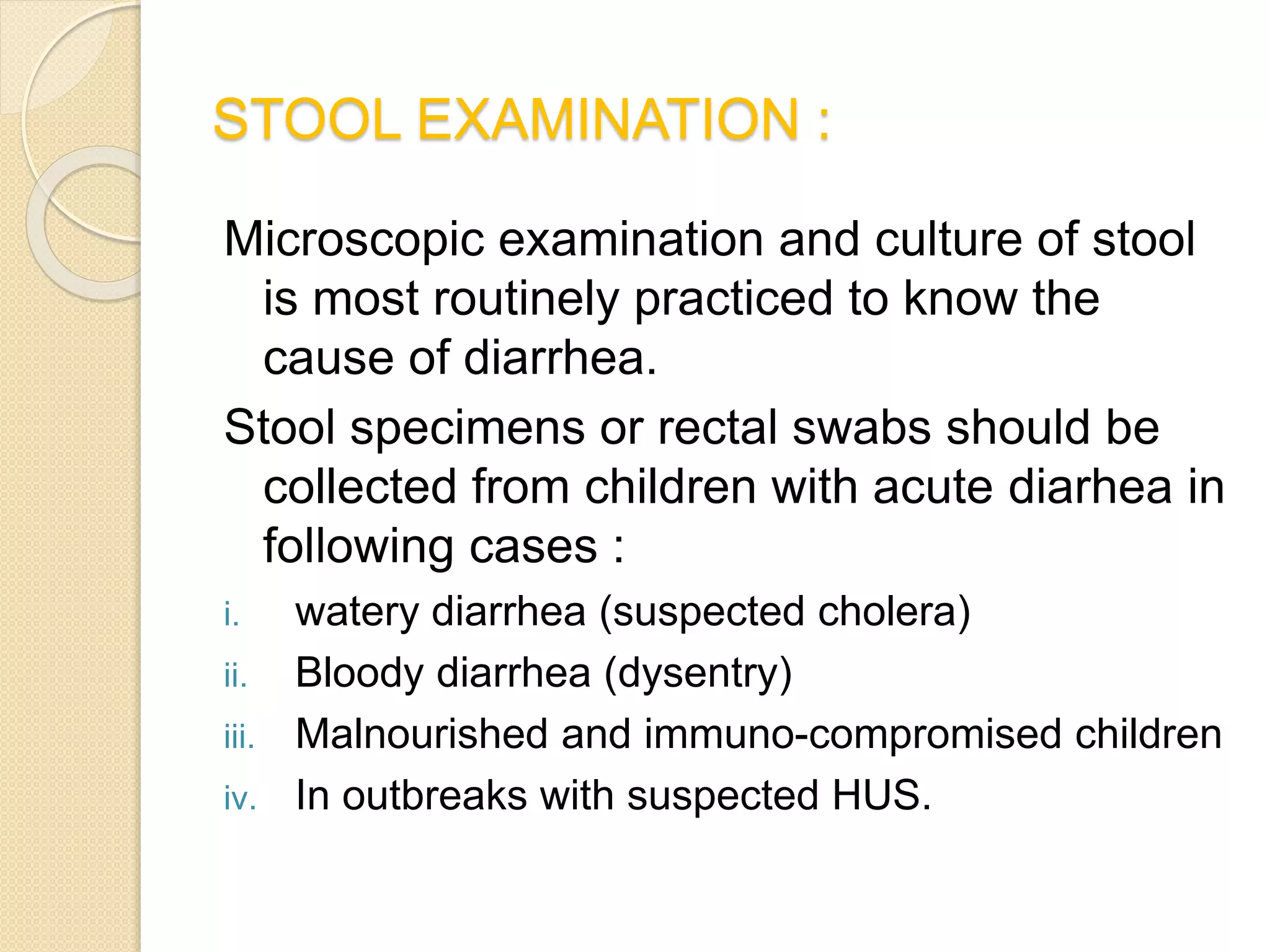 Management and complications of acute diarrhea in children | PPTX
