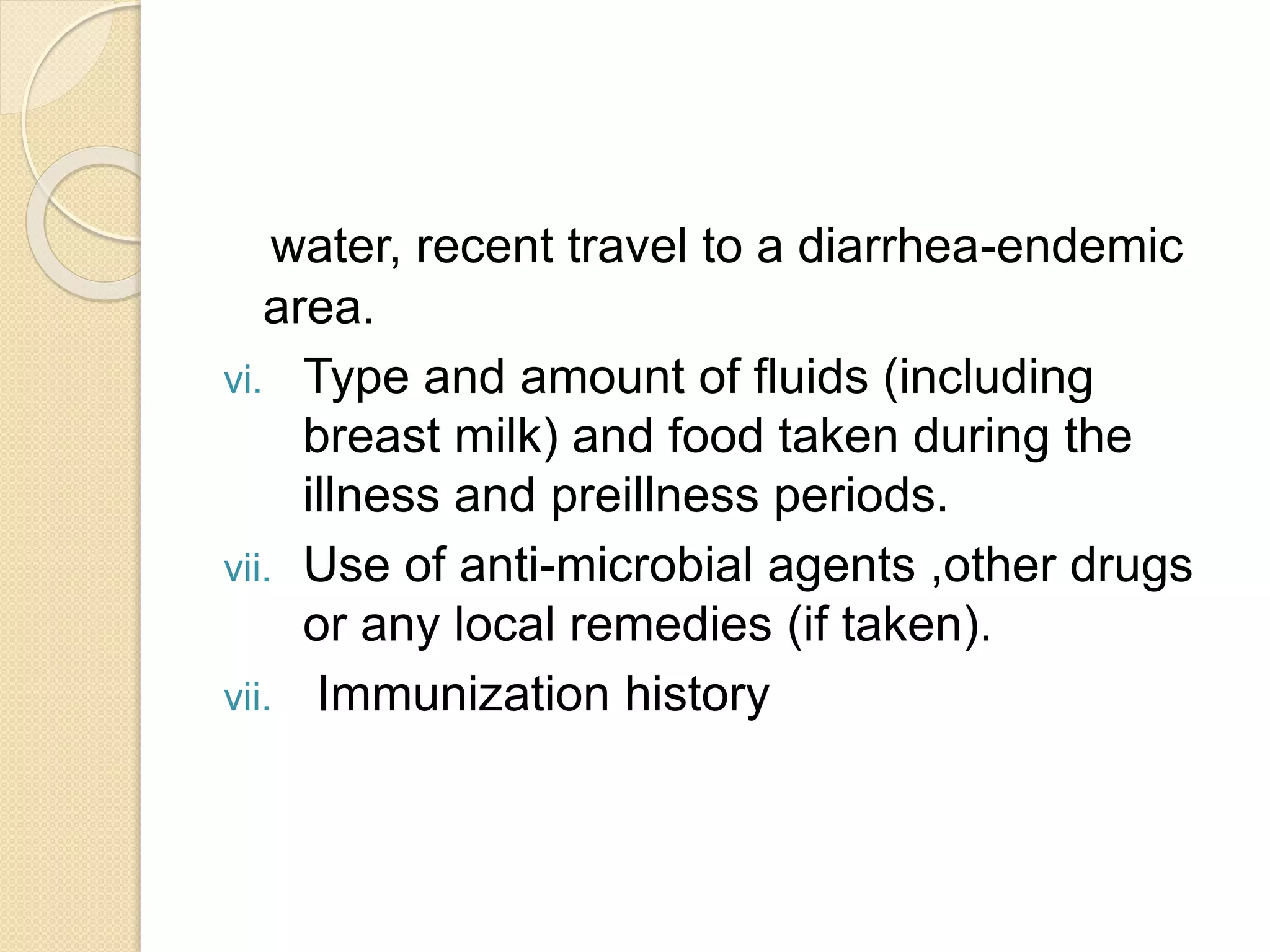 Management and complications of acute diarrhea in children | PPTX
