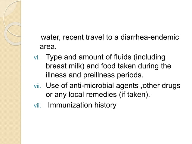 Management and complications of acute diarrhea in children | PPTX ...
