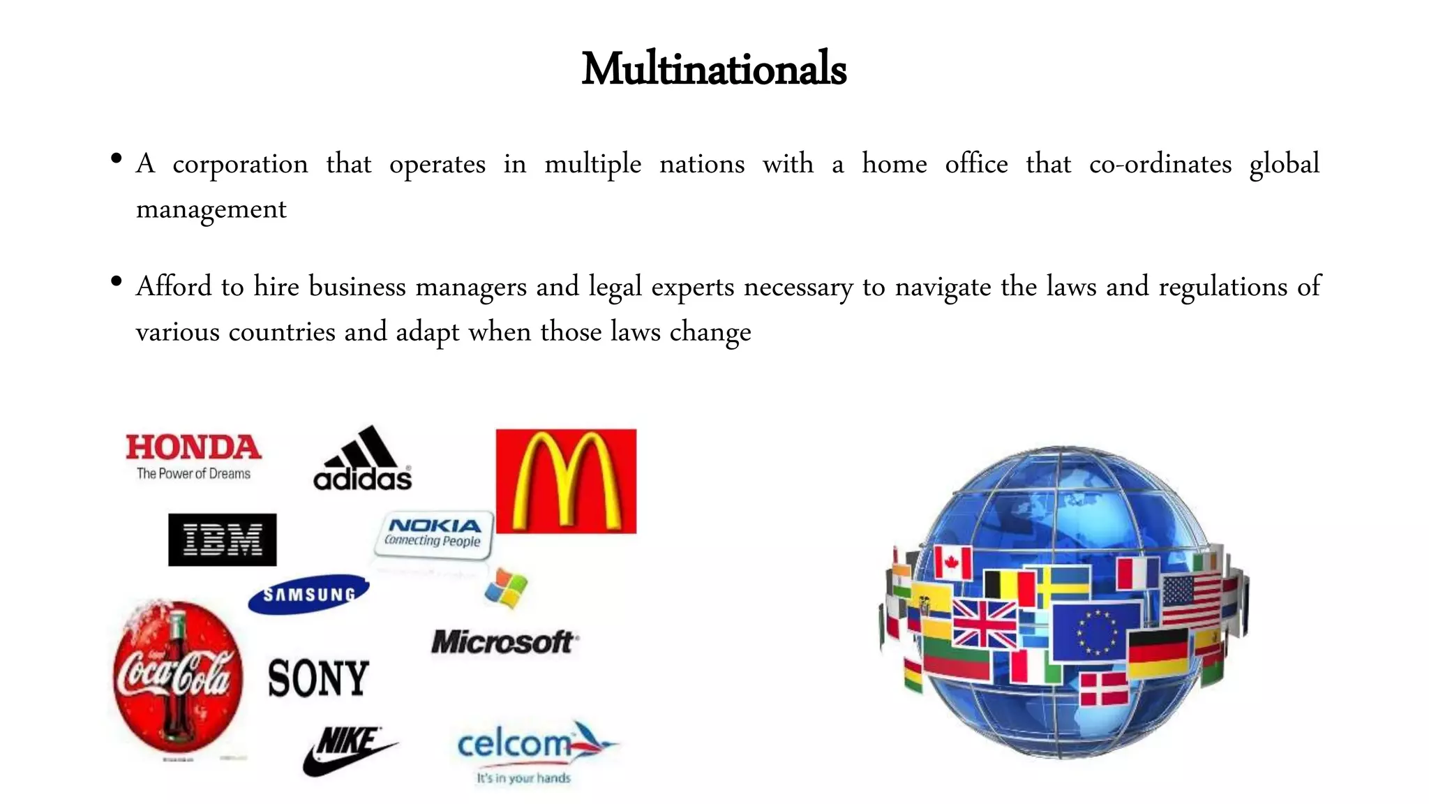 Managing Multinationals and Cultural Diversity (Trompenaars' model of ...
