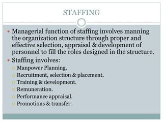 Management and it's functions | PPTX