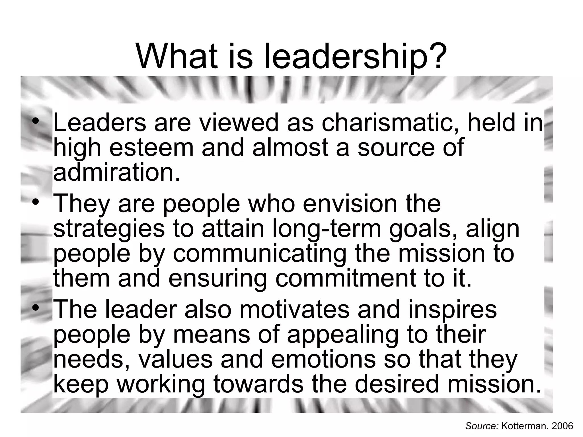 Management And Leadership | PPT