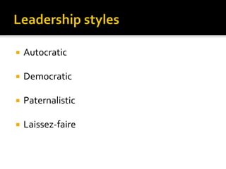 Management and leadership | PPT