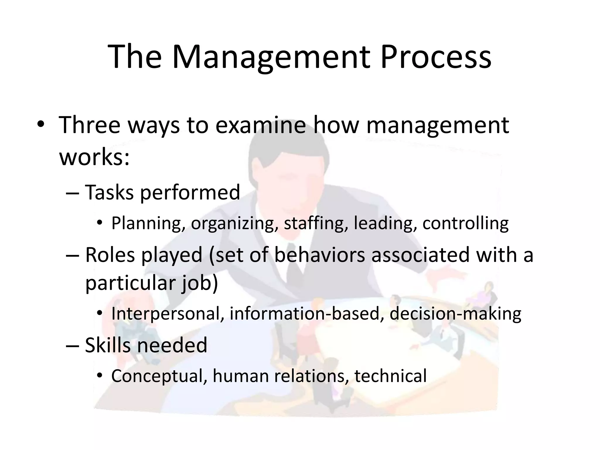 Management and management proccess | PPTX