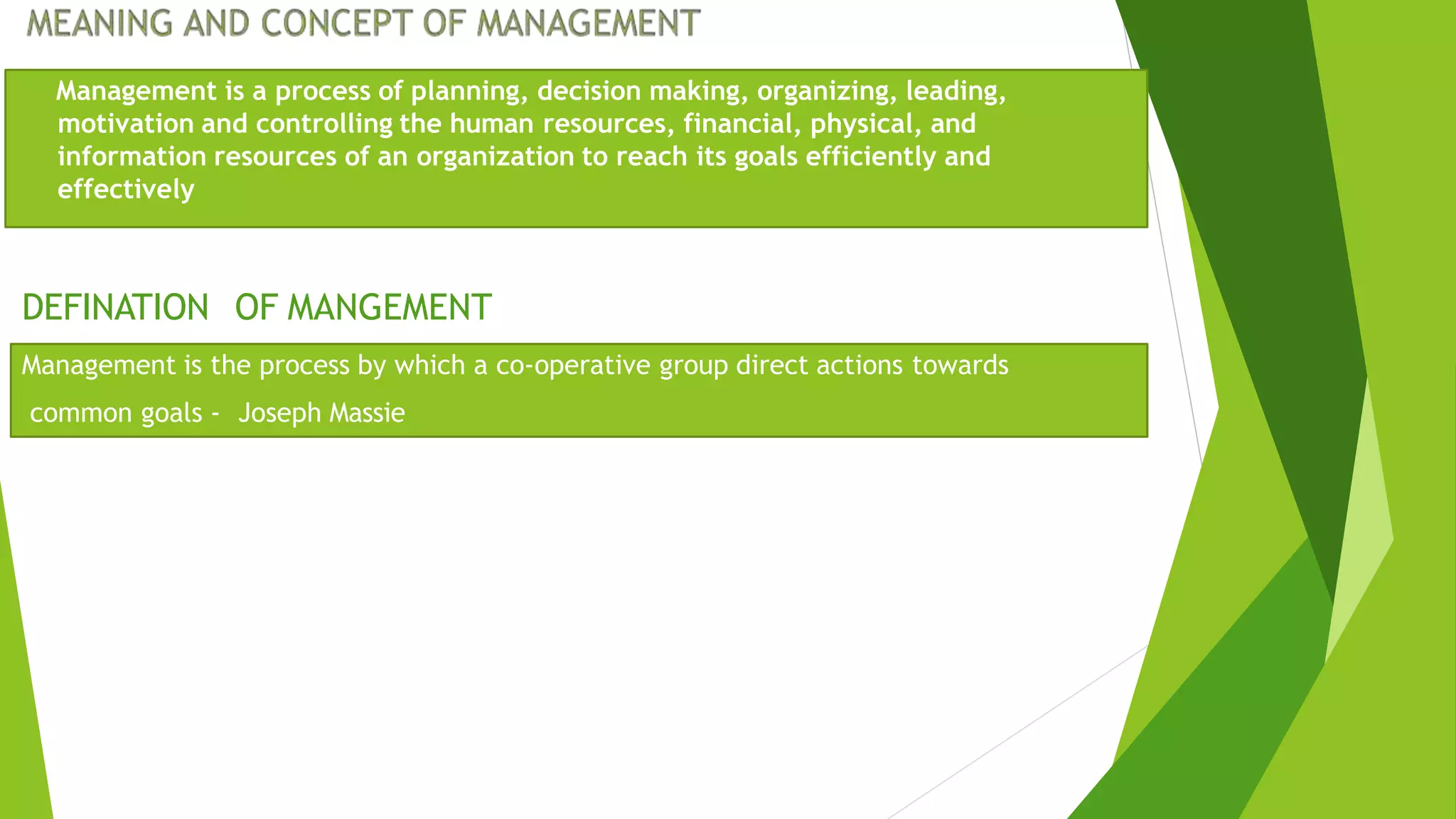 Management and organisation (unit iii )-ppt | PDF