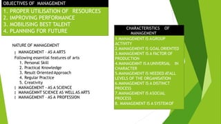 Management and organisation (unit iii )-ppt | PDF