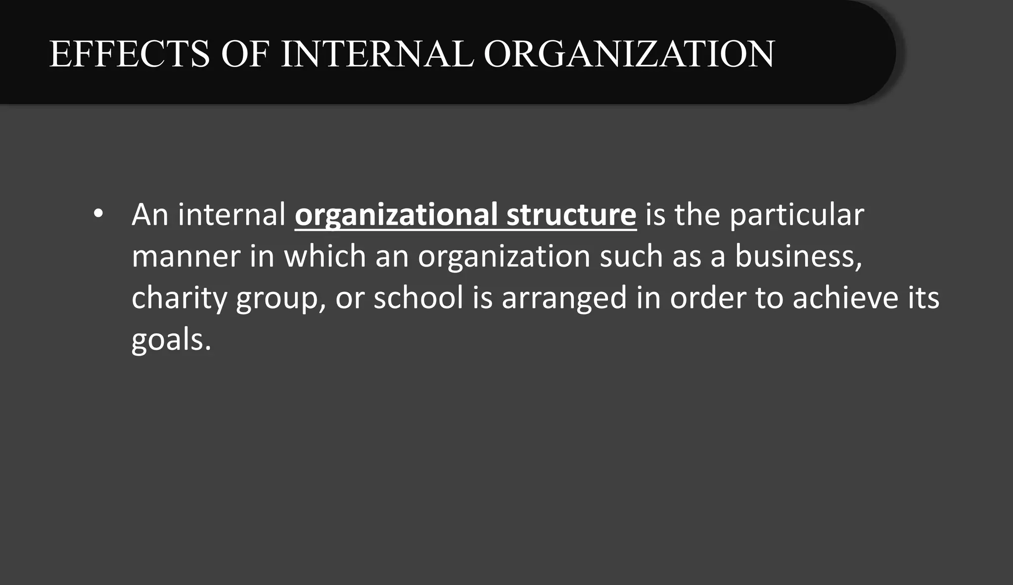 Management and organizational structure | PPTX
