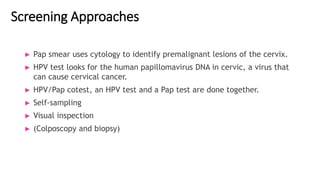Management and prevention of cervical cancer.pptx