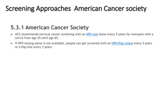 Management and prevention of cervical cancer.pptx