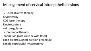 Management and prevention of cervical cancer.pptx