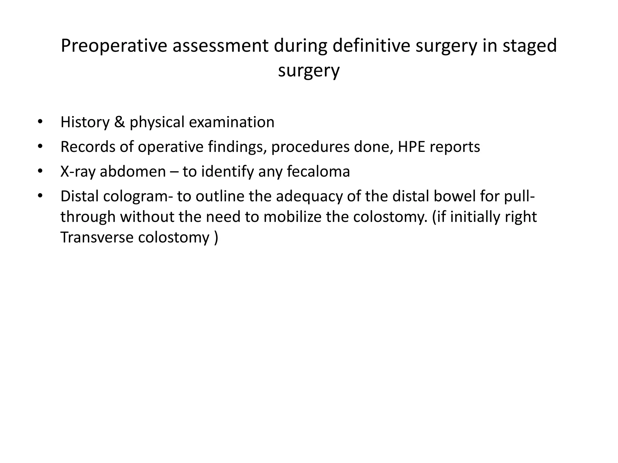 Management and surgical procedures of Hirschsprung disease | PPTX