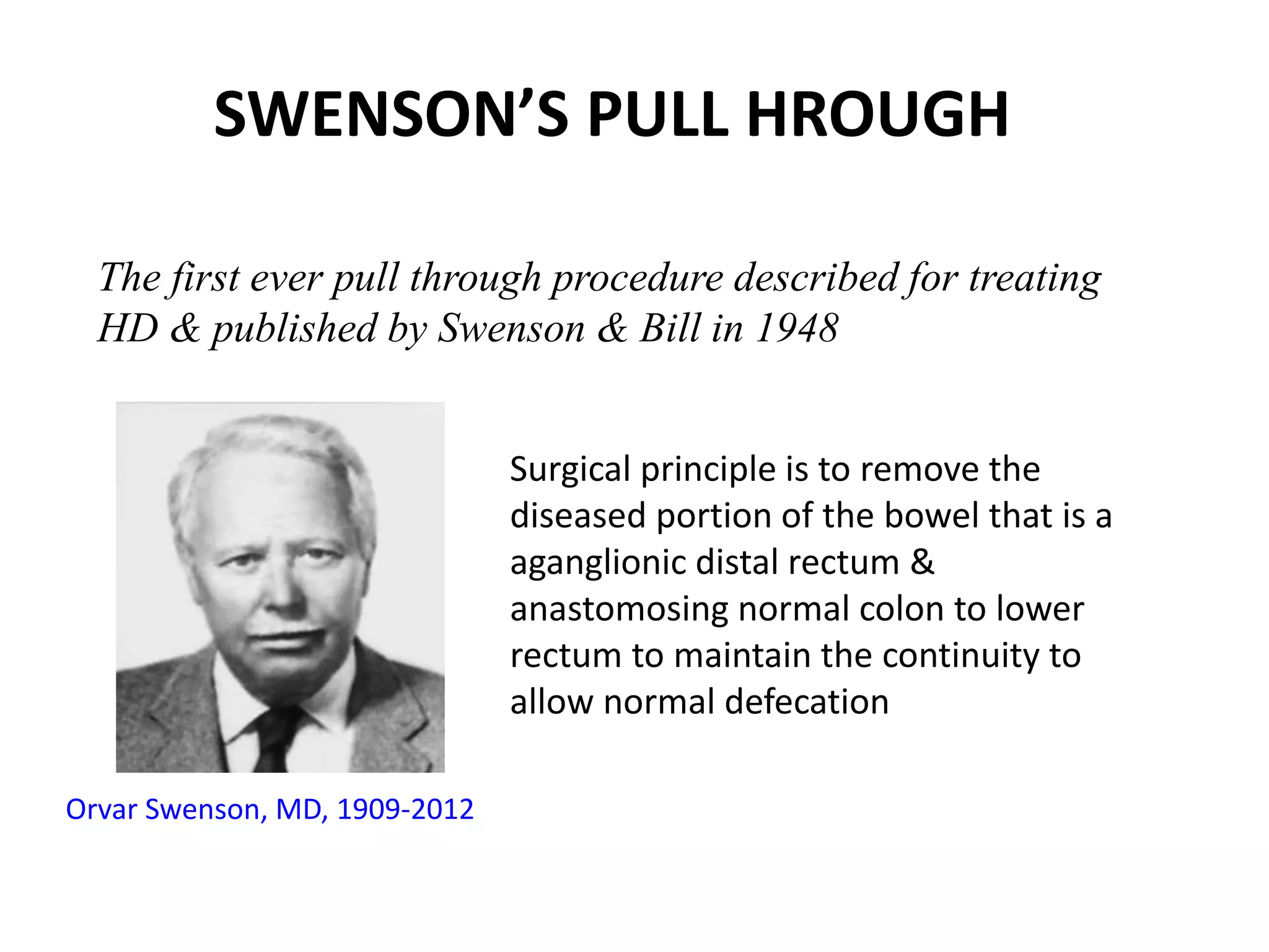 Management and surgical procedures of Hirschsprung disease | PPTX