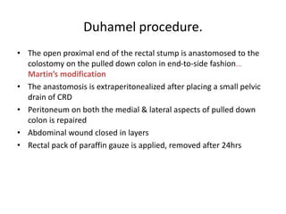 Management and surgical procedures of Hirschsprung disease | PPT