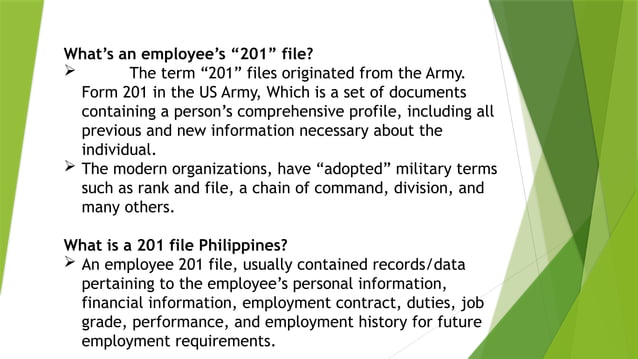 Management and Updating of 201 Files.pptx