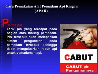 MANAGEMENT Alat Pemadaman Api Ringan Update | PPT