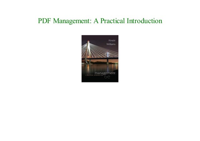 [E-Books] Management: A Practical Introduction by Angelo Kinicki Read ...