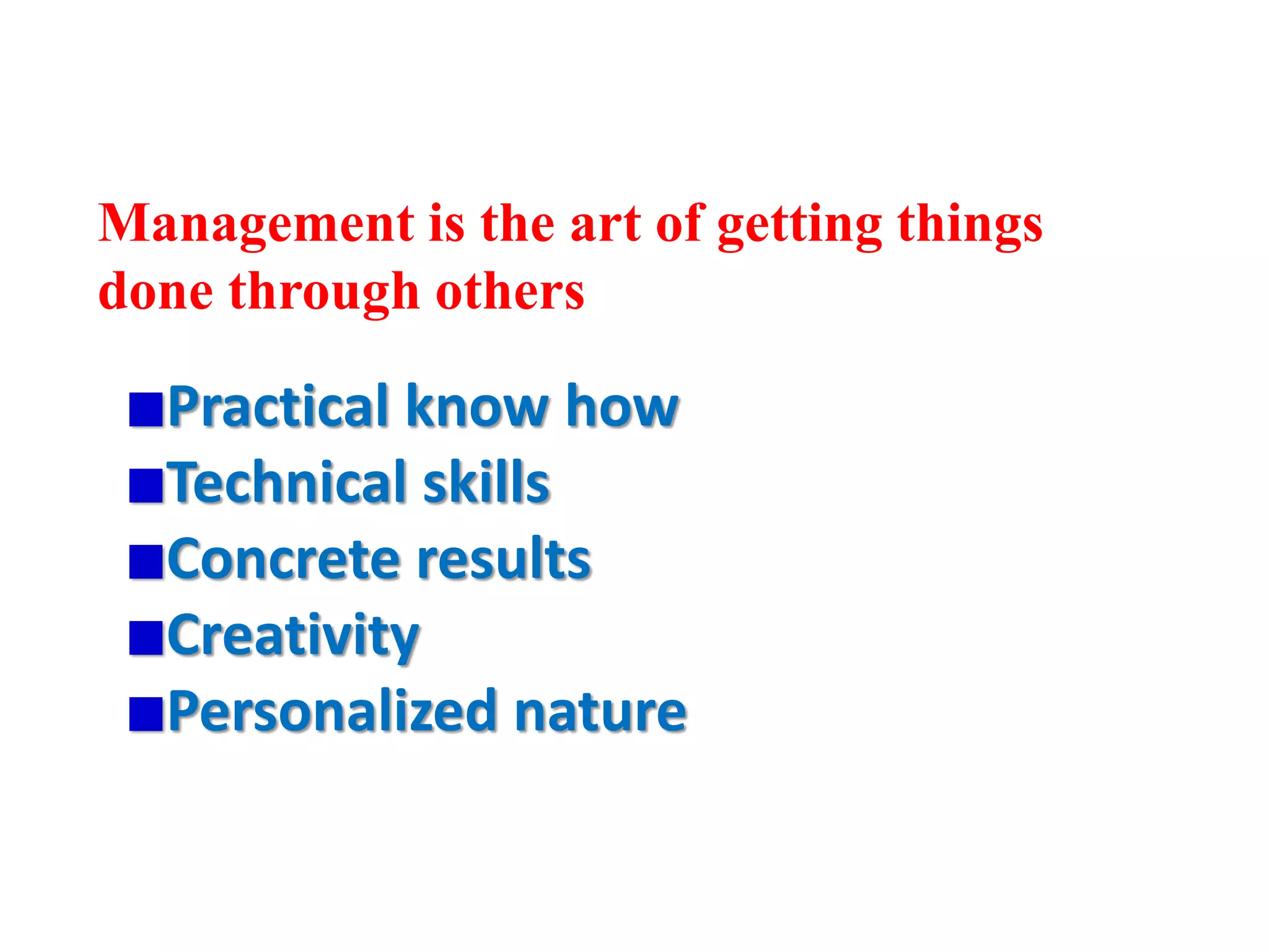 Management art or science | PDF