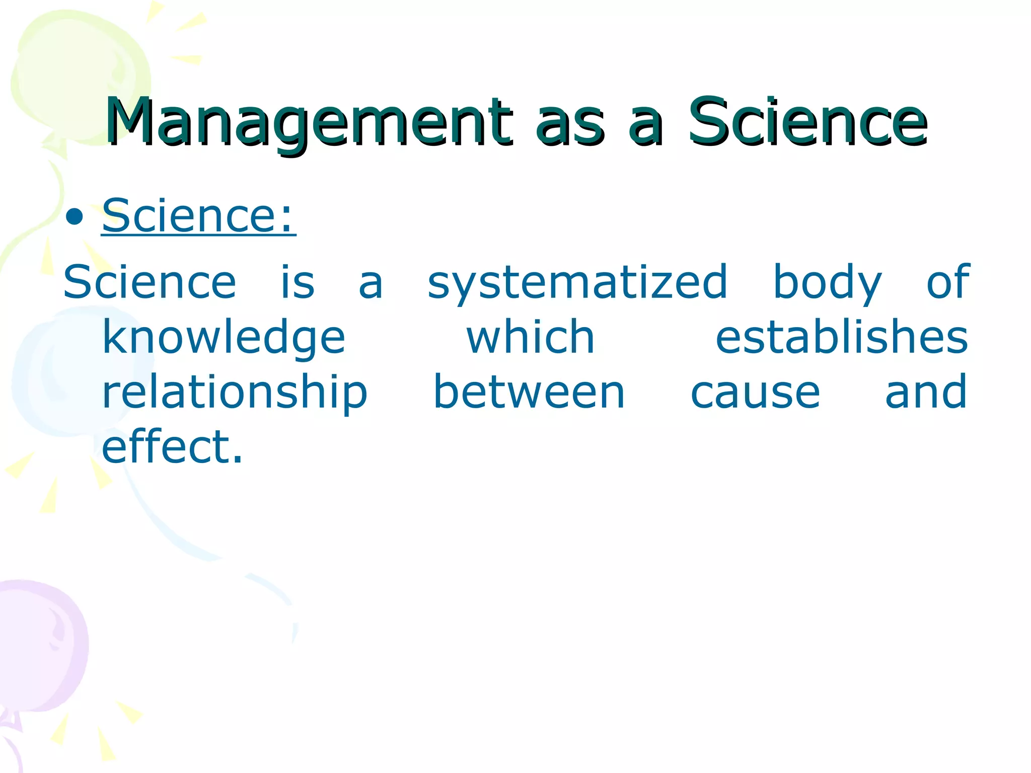 Management as an art ,science,profession | PPT