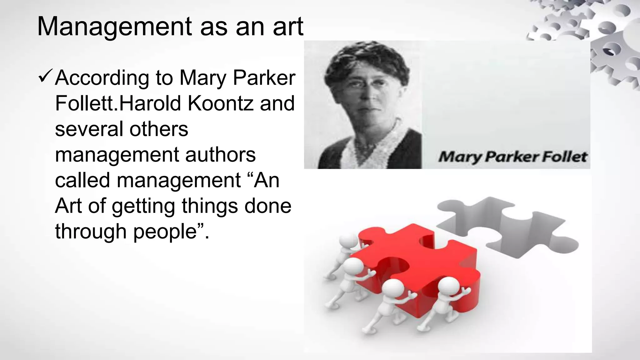 Management as science and art | PPTX