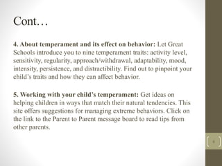 Management at home and school | PPTX