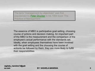 Management by objective | PPSX